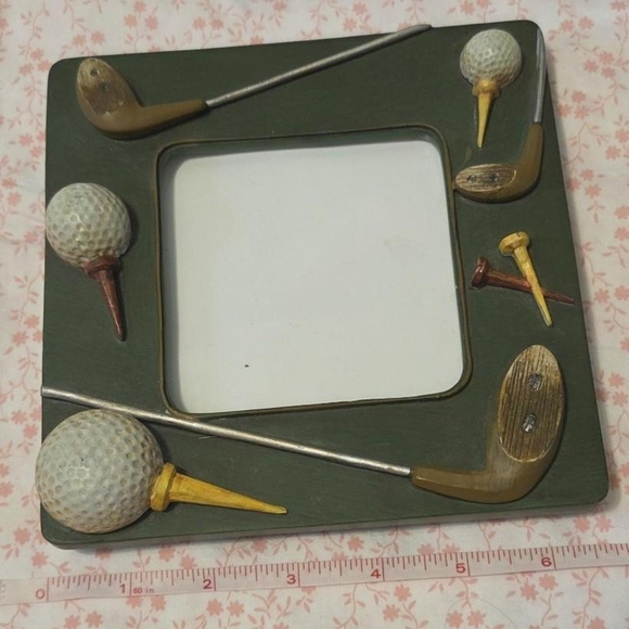 Accents | Vintage Golf Themed Picture Frame | Poshmark